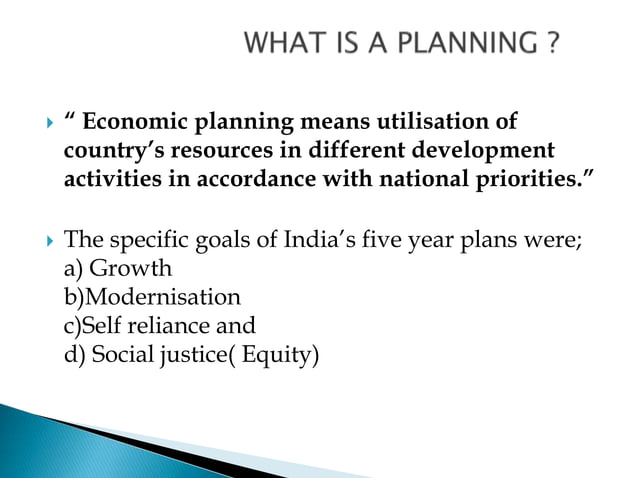 Chapter 2( goals of five year plans) | PPTX | Economy | Business and Finance