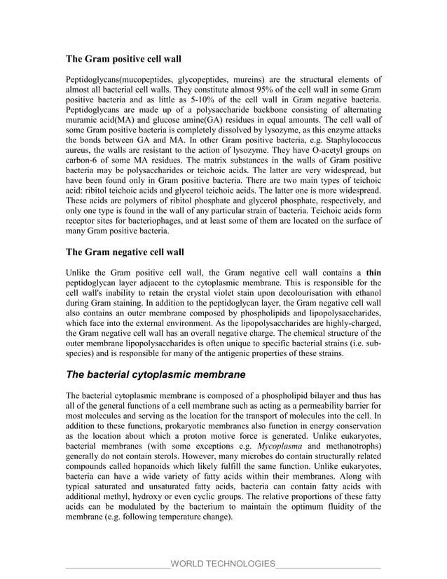 Chapter 2 Gram-Negative Bacteria and Gram-Positive Bacteria Gram ...