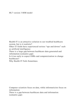 Chapter 2 Healthcare Data, Information and KnowledgeElmer Ber.docx