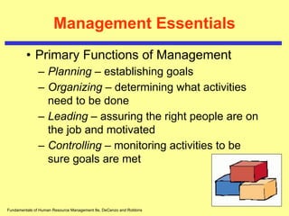 CHAPTER 2 HRM fundamental of human resource management | PDF