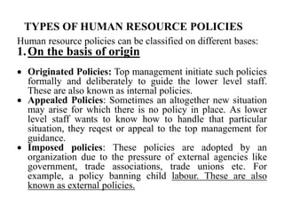 Chapter 2 hr policies | PPTX