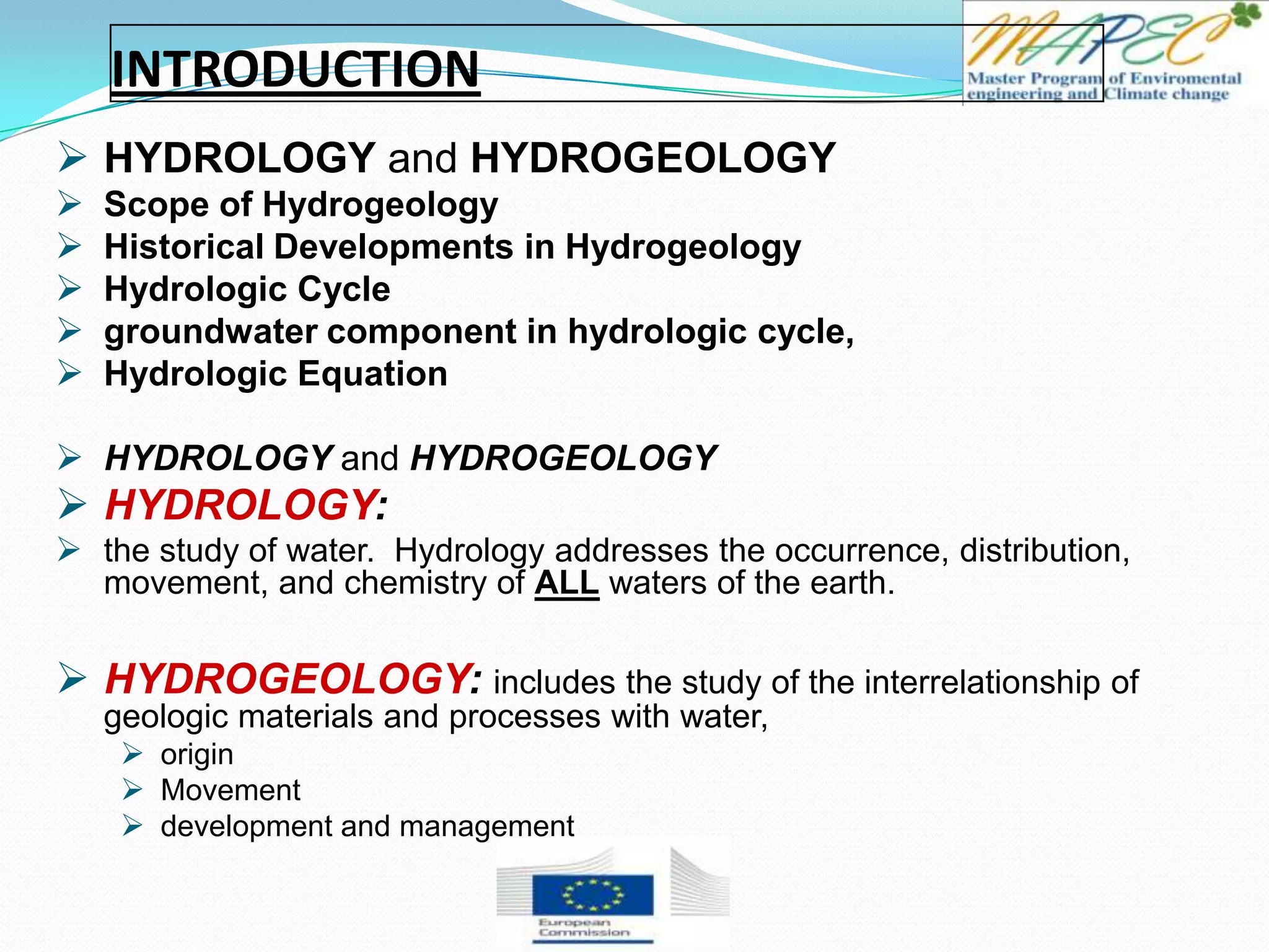 Chapter 2 hydrologic cycle | PPTX