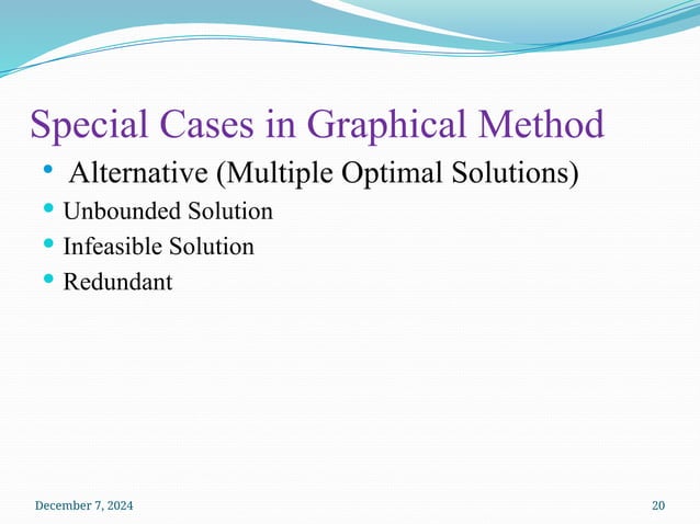 Operational research power point lecture notes | PPTX