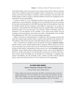 Chapter 2 Identifying a Research Problem | PDF