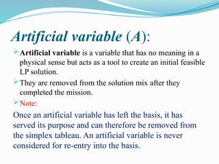 Chapter 2 III Optimization – A Minimization type of LPP.pptx
