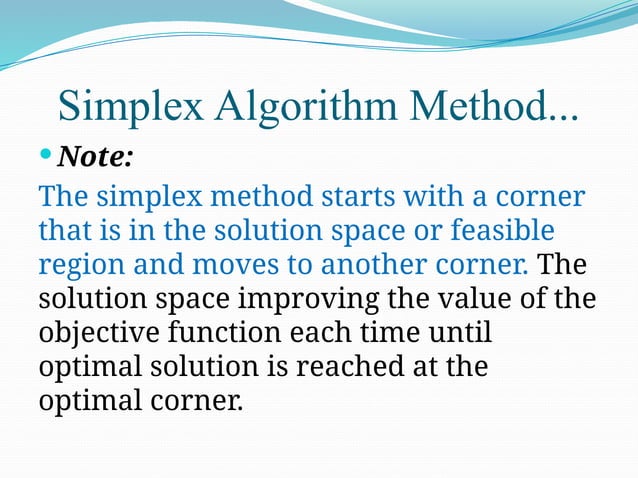 Chapter 2 II SIMPLEX METHOD OF SOLVING LPP.pptx