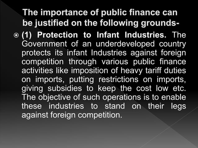 Chapter 2 importance of public finance in an economy | PPTX