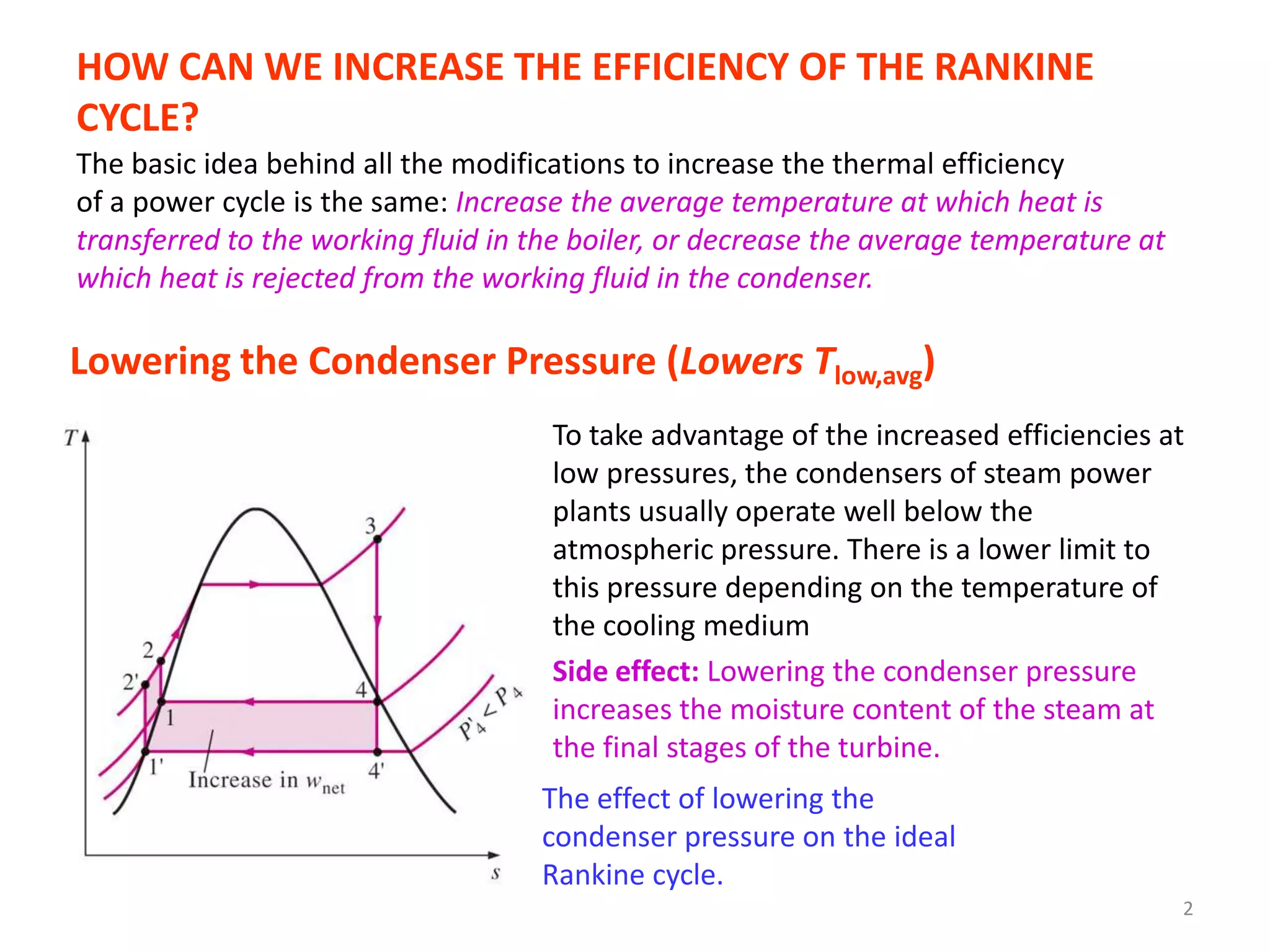 MET 401 Chapter 2 improvement_to_rankine_cycle | PPTX