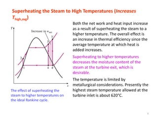 MET 401 Chapter 2 improvement_to_rankine_cycle | PPTX