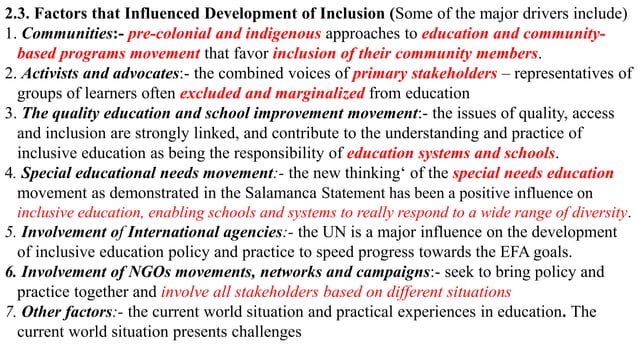 Chapter 2 Inclusiveness best ppt must download.ppt | Special Needs Kids ...