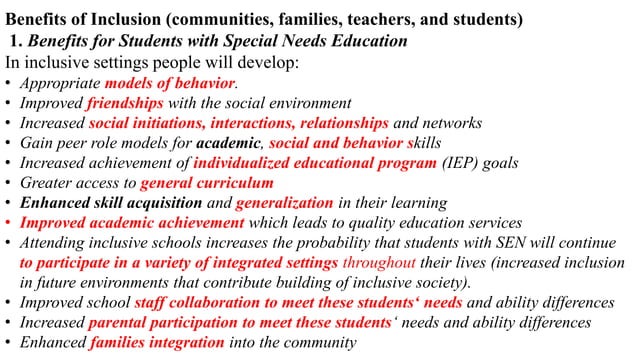 Chapter 2 Inclusiveness best ppt must download.ppt | Special Needs Kids ...