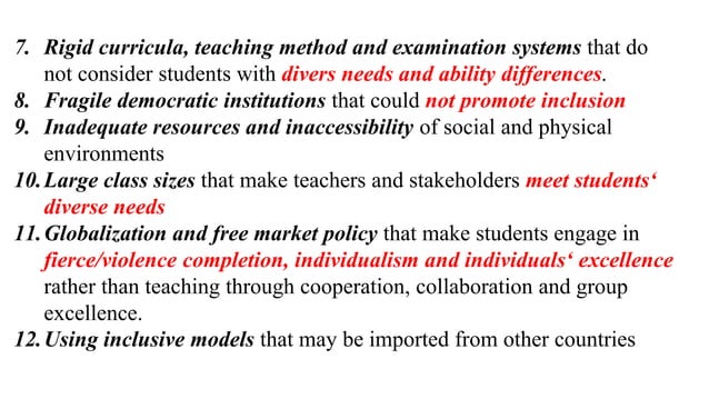 Chapter 2 Inclusiveness best ppt must download.ppt | Special Needs Kids ...