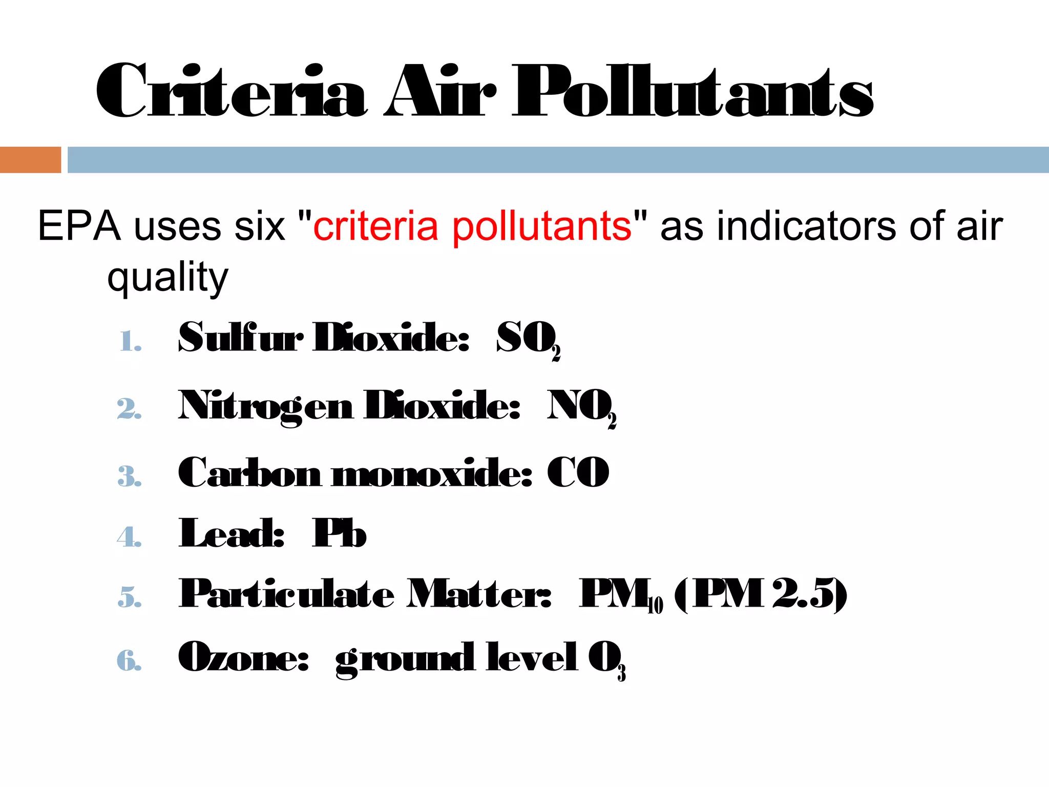 Chapter 2 indoor and outdoor air pollution | PPT
