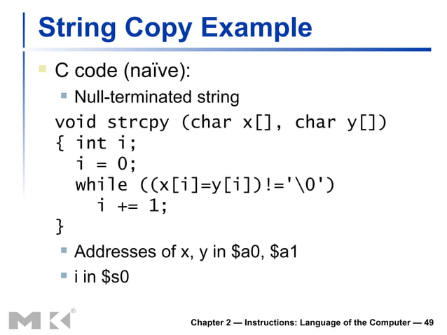 Chapter 2 instructions language of the computer | PPT | Programming Languages | Computing