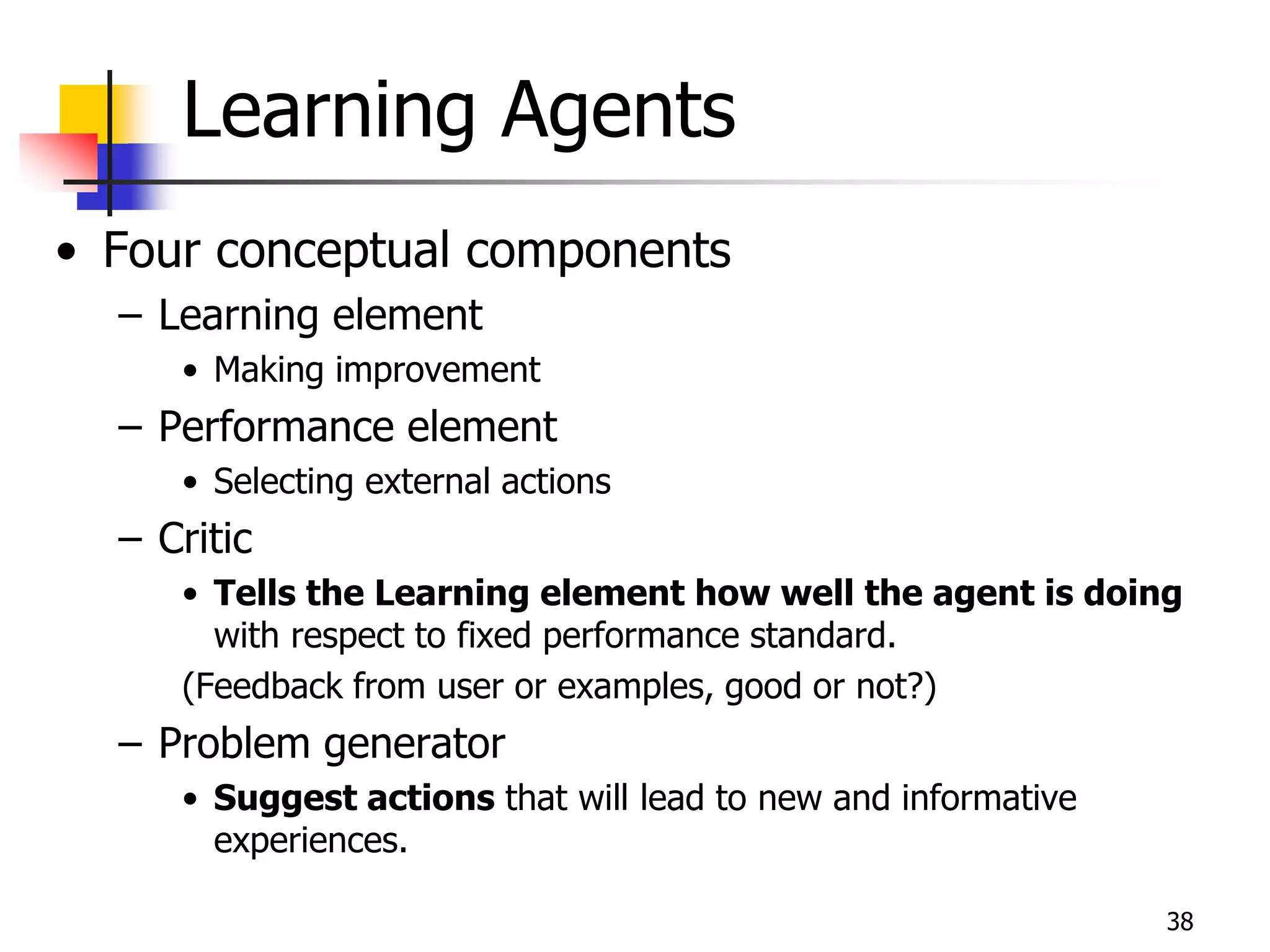 Chapter 2 intelligent agents | PPTX