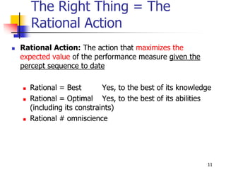 Chapter 2 intelligent agents | PPTX