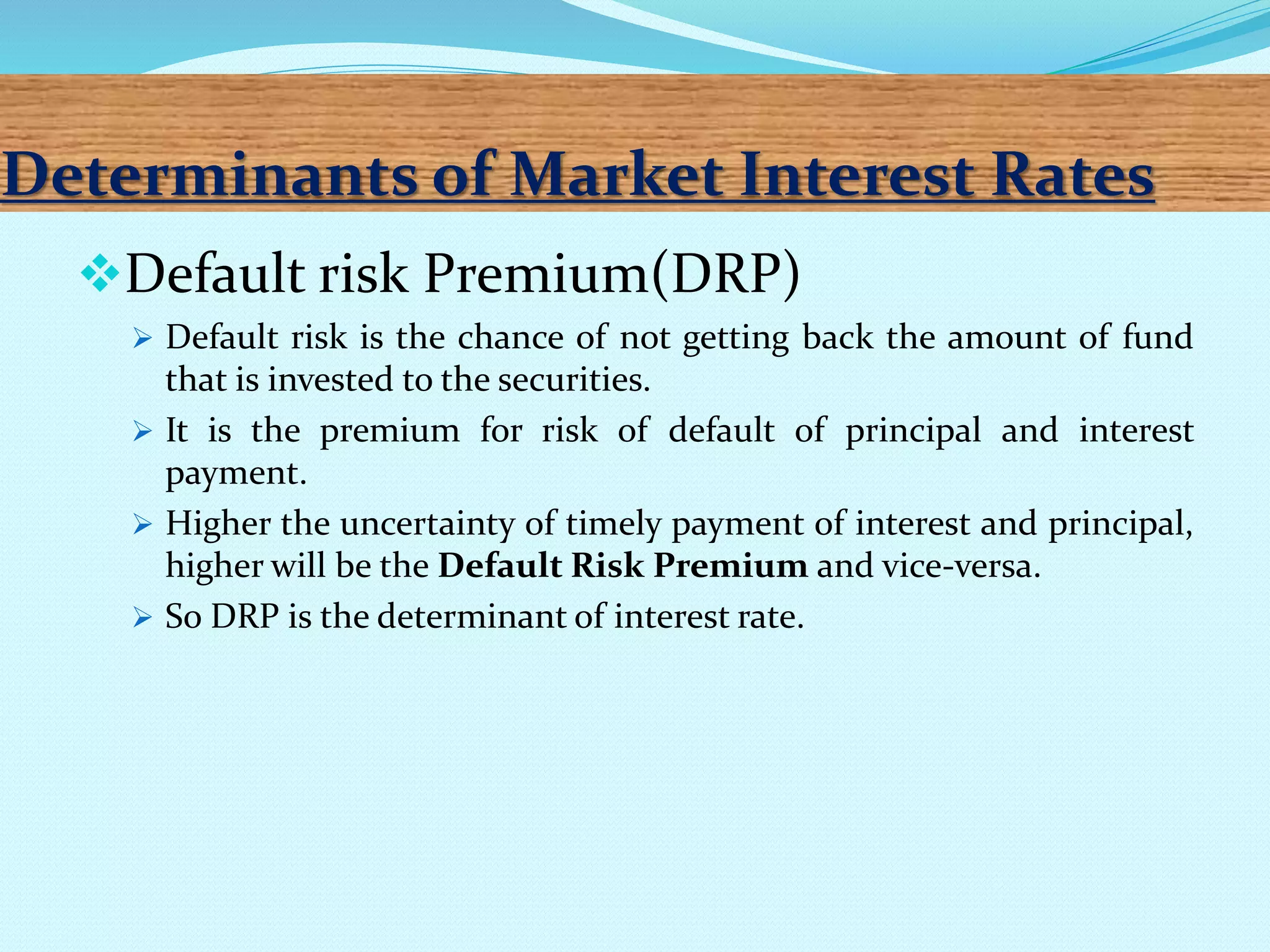 Chapter 3- Interest Rate/Cost of Money/BBS 4th | PPTX