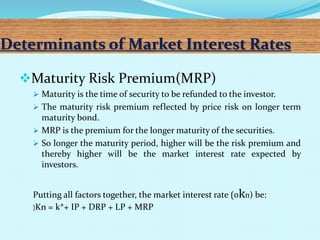 Chapter 3- Interest Rate/Cost of Money/BBS 4th | PPTX