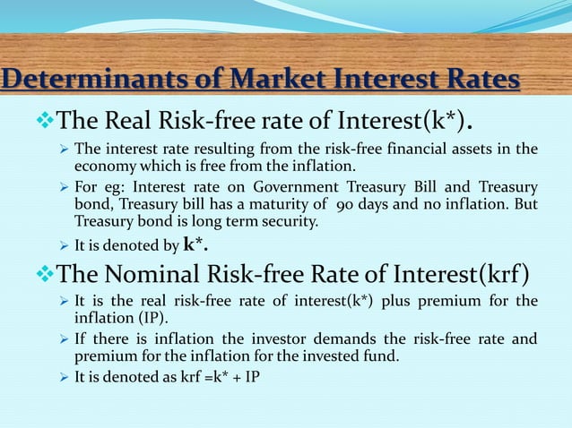 Chapter 3- Interest Rate/Cost of Money/BBS 4th | PPTX