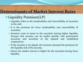 Chapter 3- Interest Rate/Cost of Money/BBS 4th | PPTX