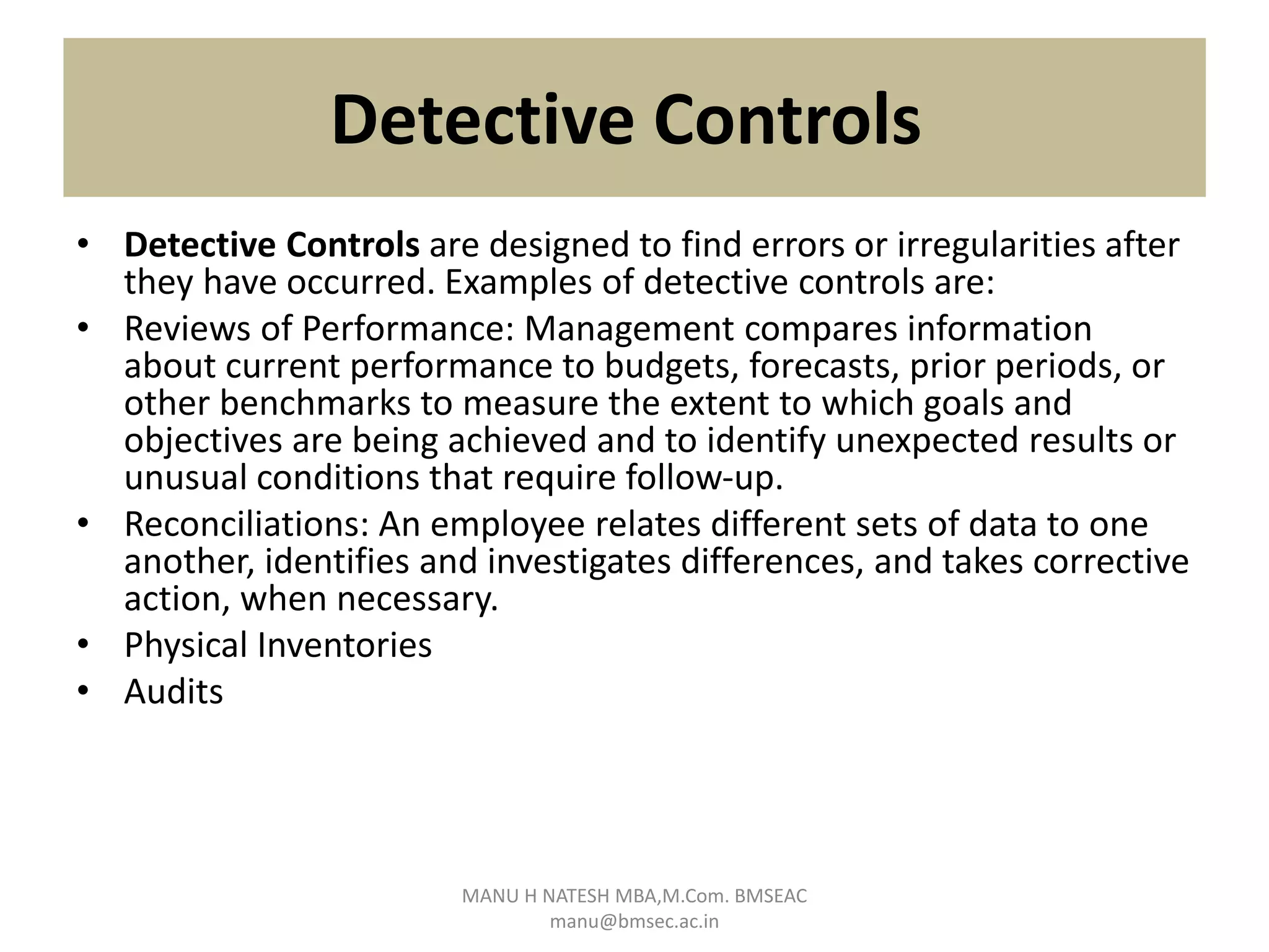 Chapter 2 internal control | PPTX