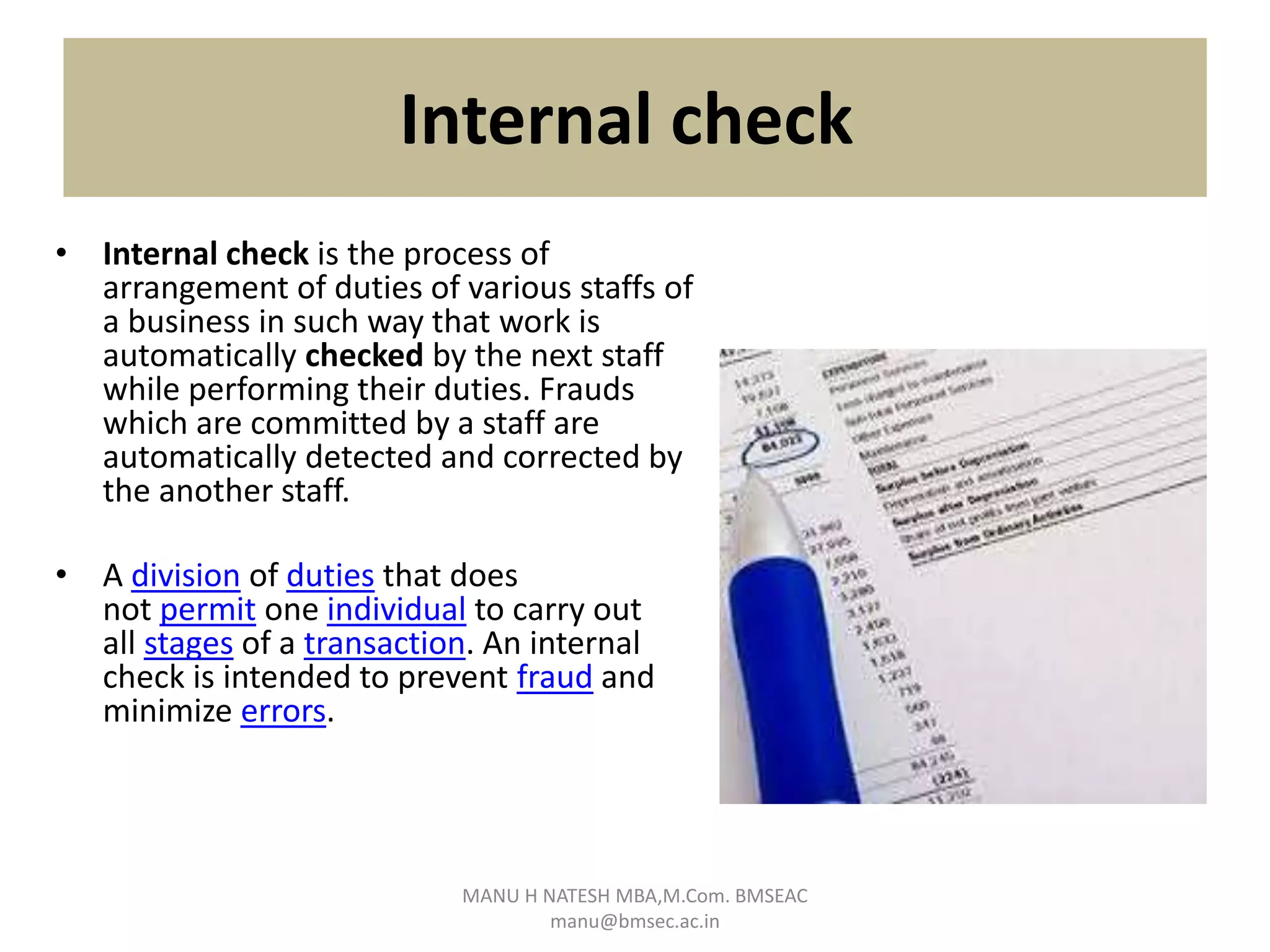 Chapter 2 internal control | PPTX