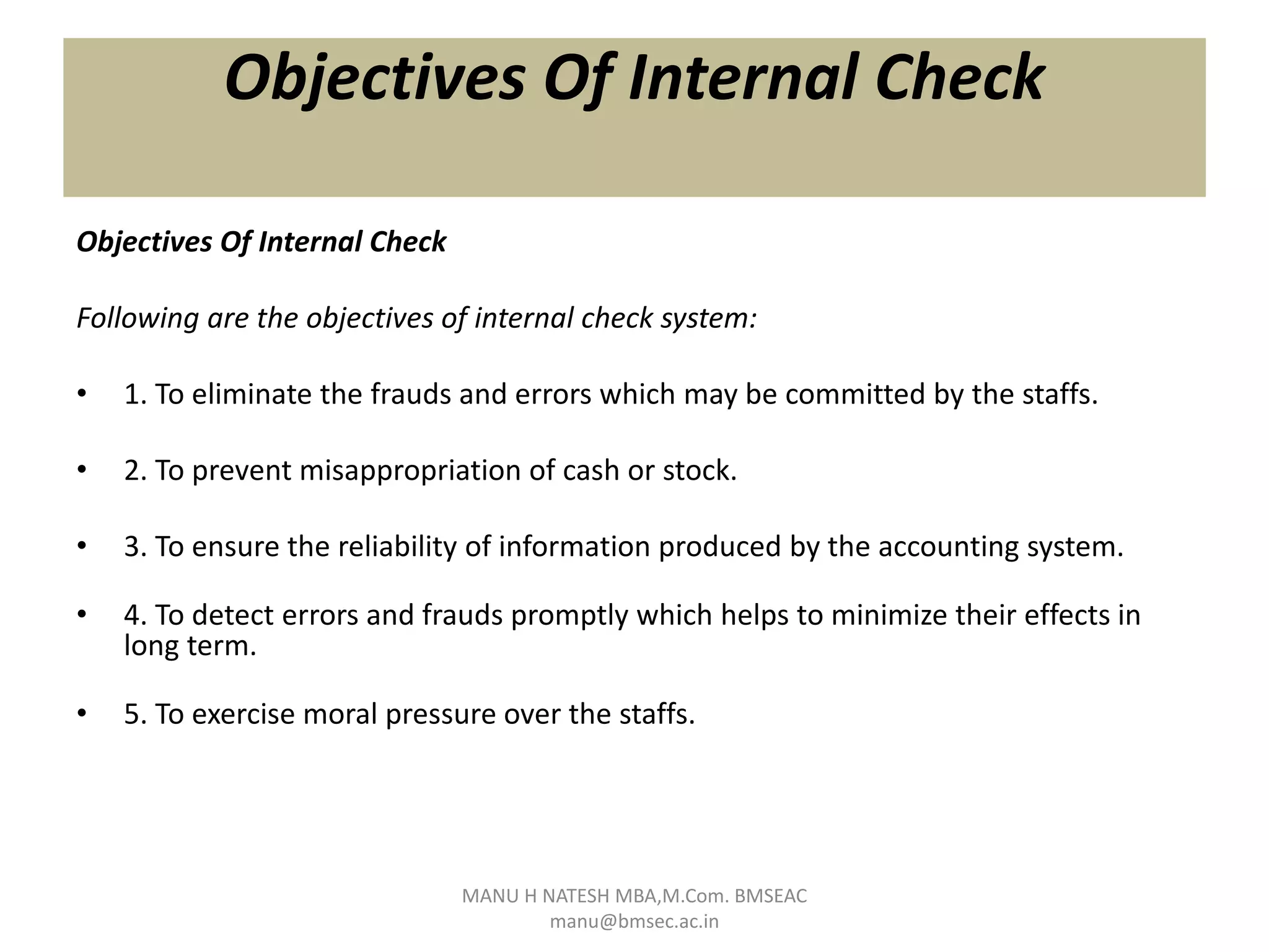 Chapter 2 internal control | PPTX