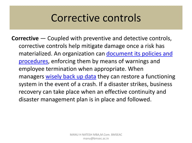 Chapter 2 internal control | PPTX