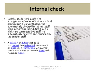 Chapter 2 internal control | PPTX