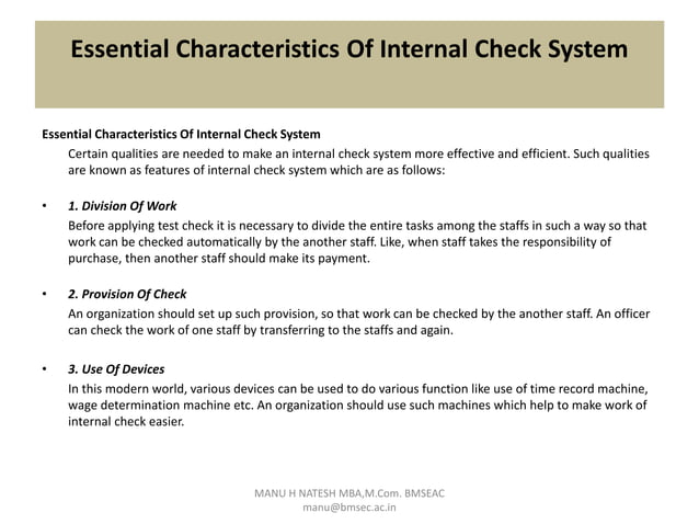 Chapter 2 internal control | PPTX