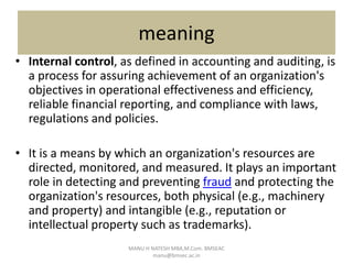 Chapter 2 internal control | PPTX