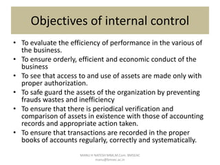 Chapter 2 internal control | PPTX