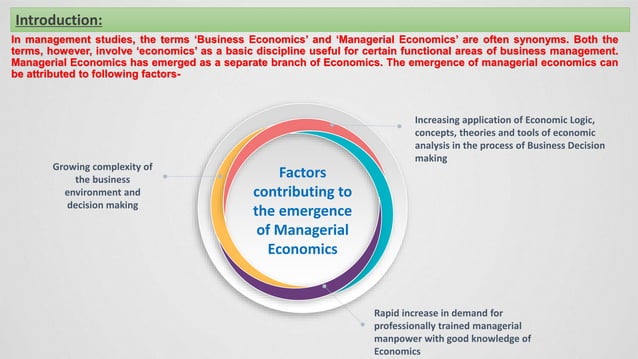 Introduction to managerial economics | PPTX