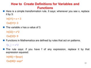 Chapter 2 =Introduction to Mathematica.pptx | Physics | Science