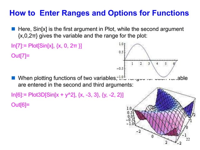 Chapter 2 =Introduction to Mathematica.pptx | Physics | Science
