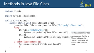 chapter 2(IO and stream)/chapter 2, IO and stream | PPTX | Programming Languages | Computing