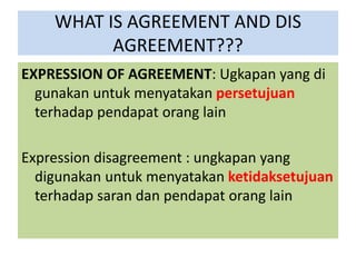 Chapter 2 kelas 9 agreement | PPTX