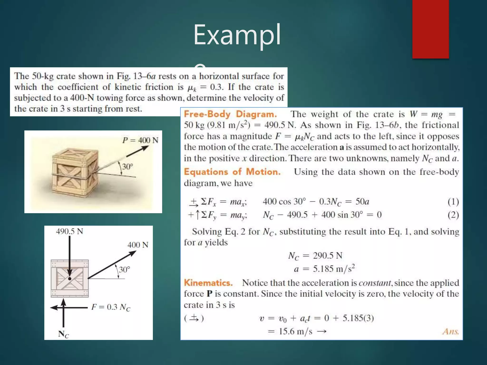 Chapter 2 Kinetics of Particles.pptx