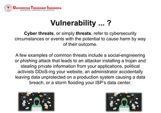 Chapter 2 konsep dasar keamanan | PPT