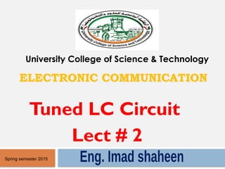 Chapter 2 LC dr imad shaheen circuit.pptx