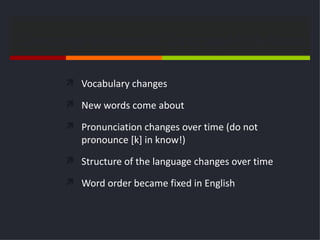 Chapter 2 learning about language structure | PPT