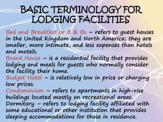 Dimension of Lodging | PPTX