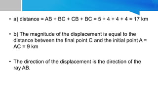 Chapter2 MOTION:LESSON 1 Distance vs Displacement | PPTX