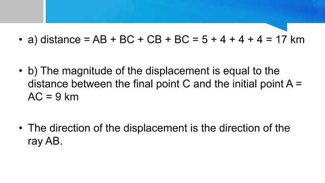 Chapter2 MOTION:LESSON 1 Distance vs Displacement | PPTX
