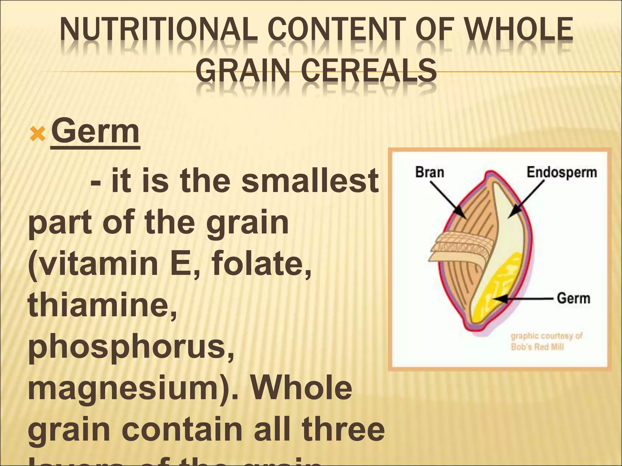 Chapter 2 lesson 1 preparing cereal dishes | PPTX
