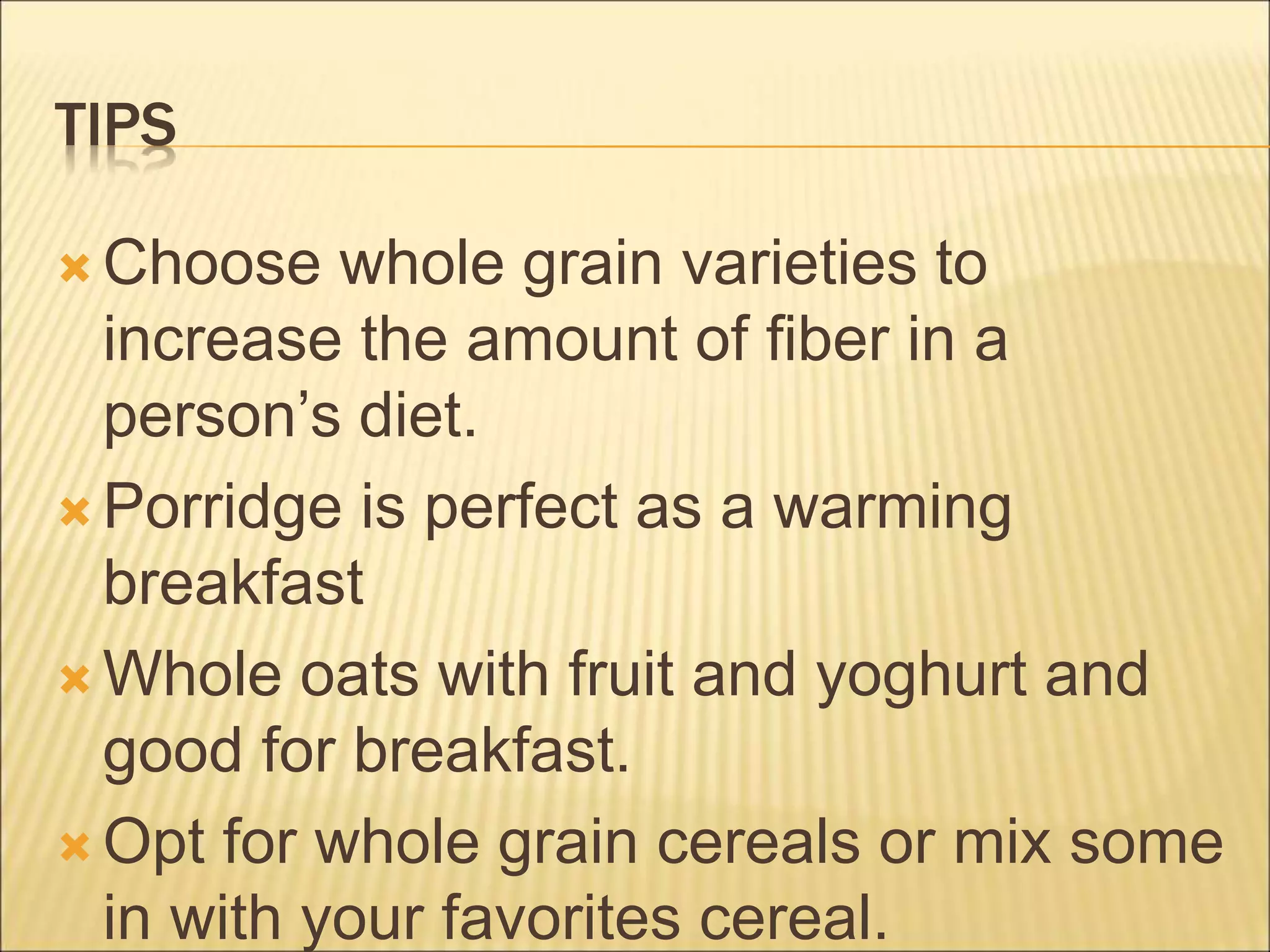 Chapter 2 lesson 1 preparing cereal dishes | PPTX