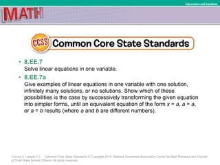 (8) Lesson 2.1 - Solve Equations with Rational Coefficients | PPTX