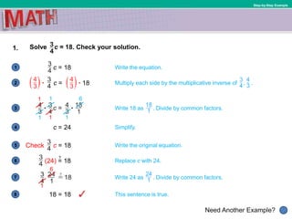 (8) Lesson 2.1 - Solve Equations with Rational Coefficients | PPTX
