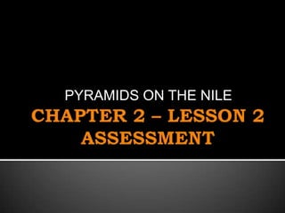 Chapter 2 – lesson 2 assessment | PPT