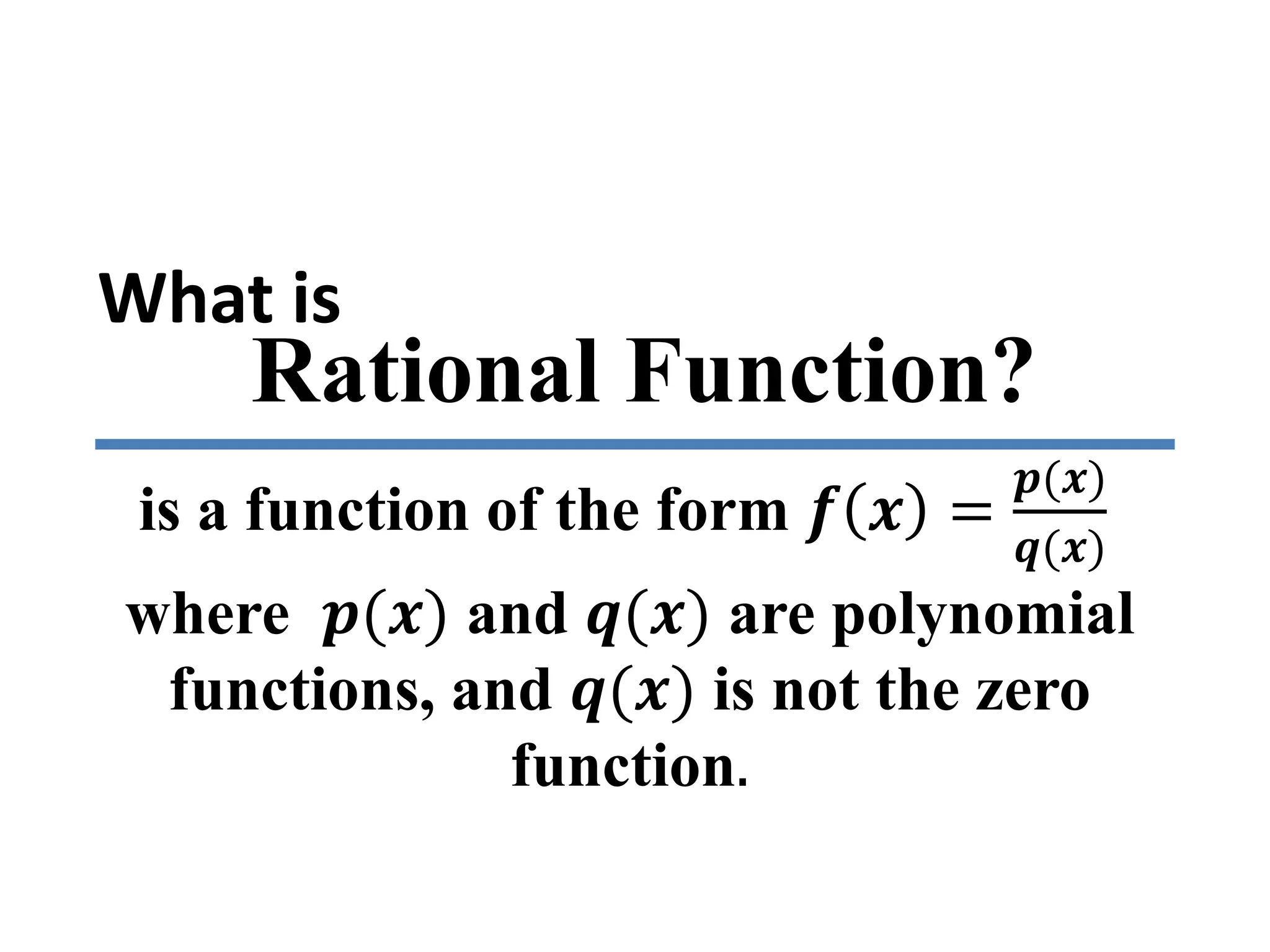 Representing Real-Life Situations Using Rational Function | PPTX